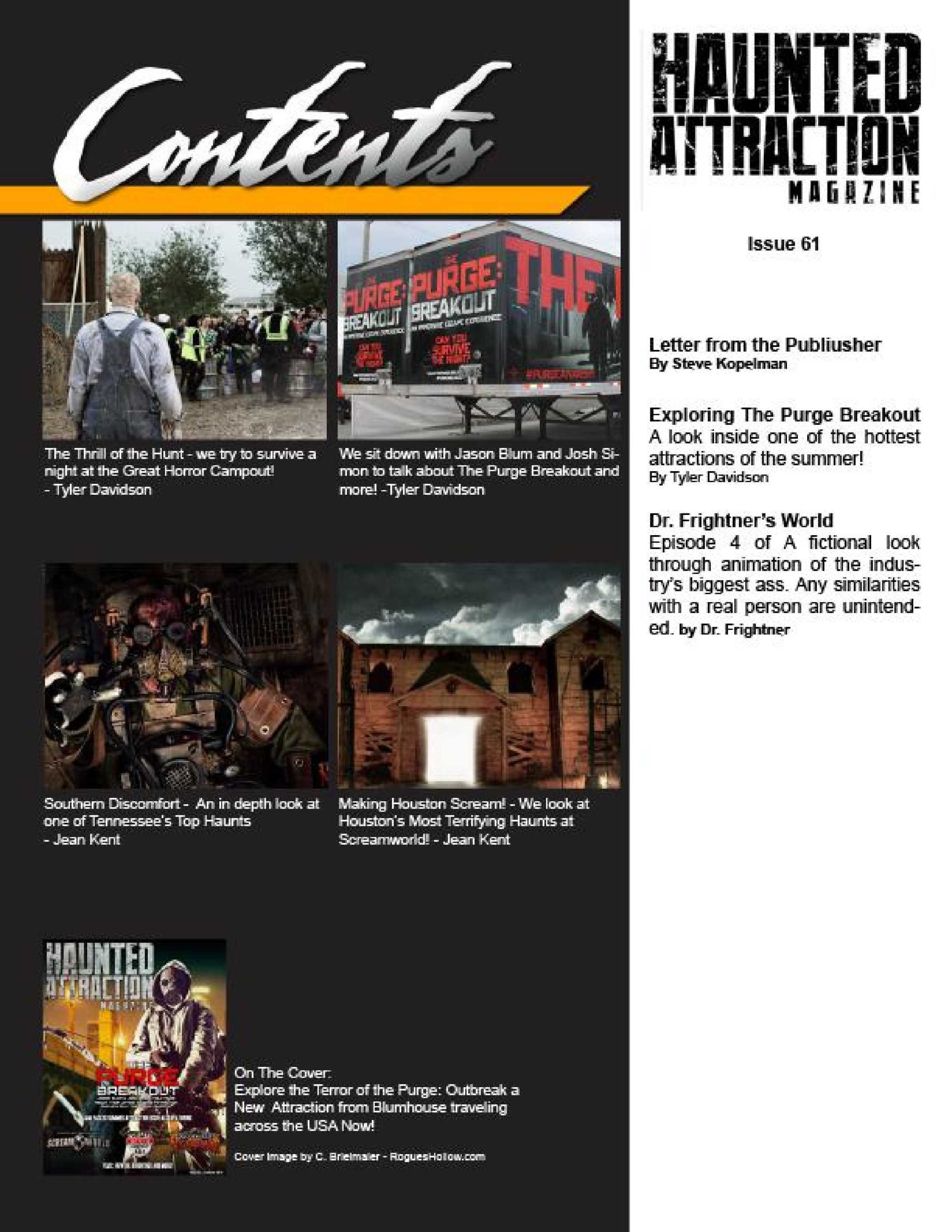 Issue #61 - Haunted Attraction Magazine