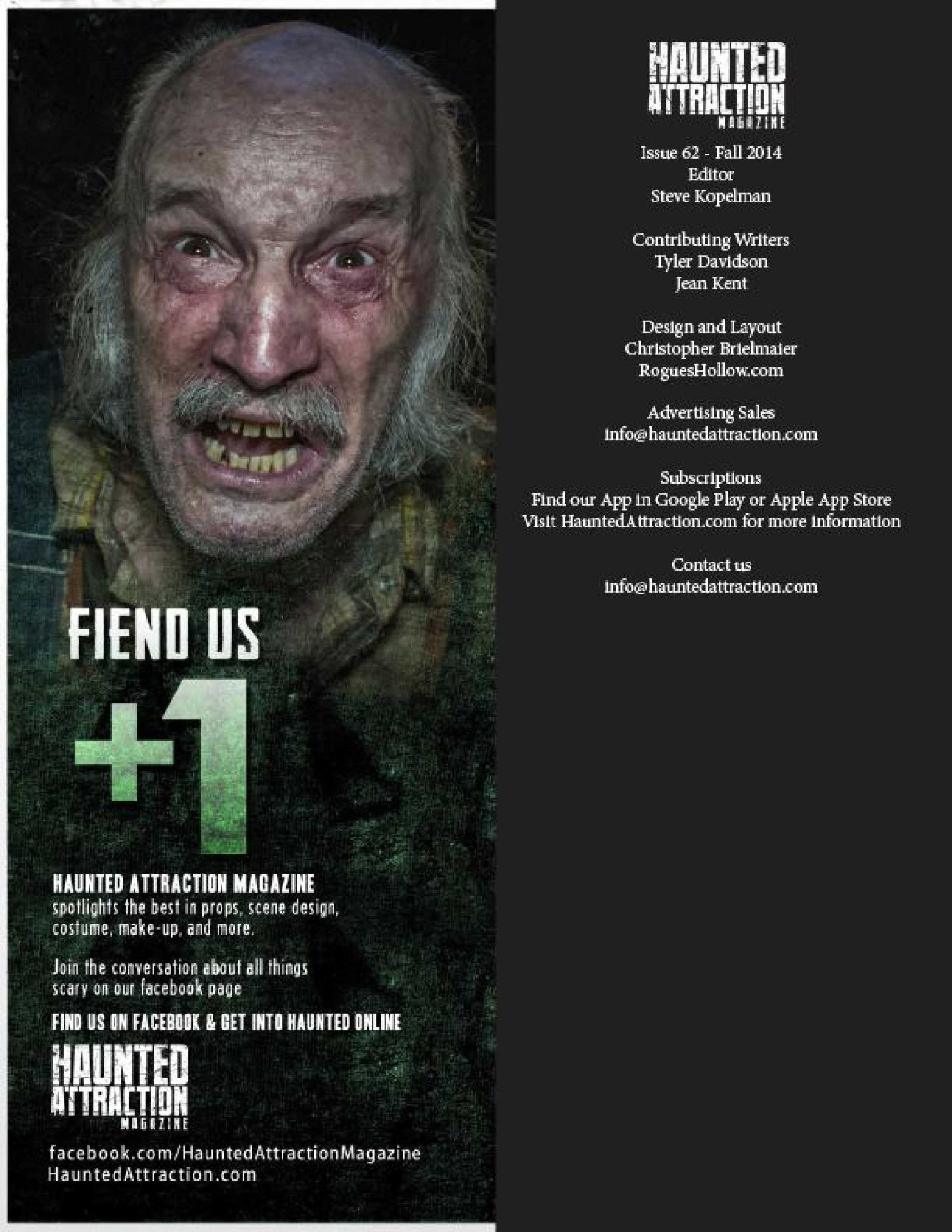 Issue #62 - Haunted Attraction Magazine