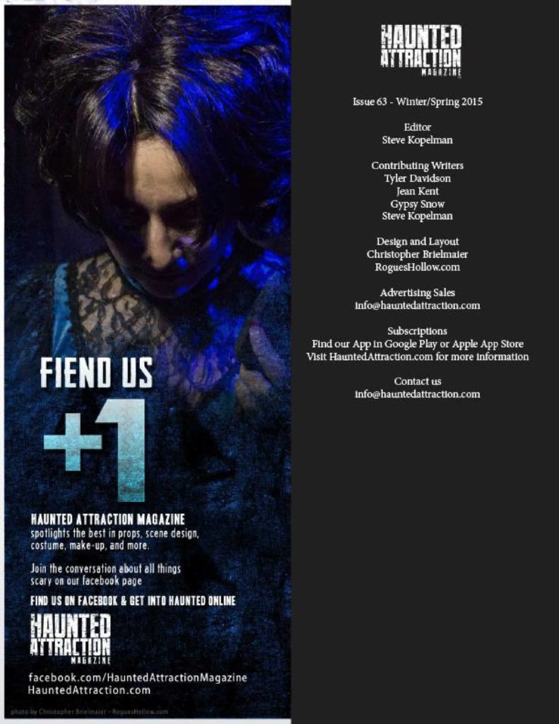 Issue #63 - Haunted Attraction Magazine