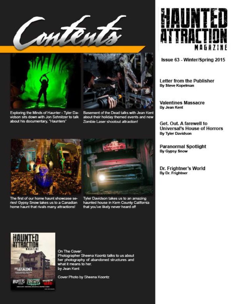 Issue #63 - Haunted Attraction Magazine